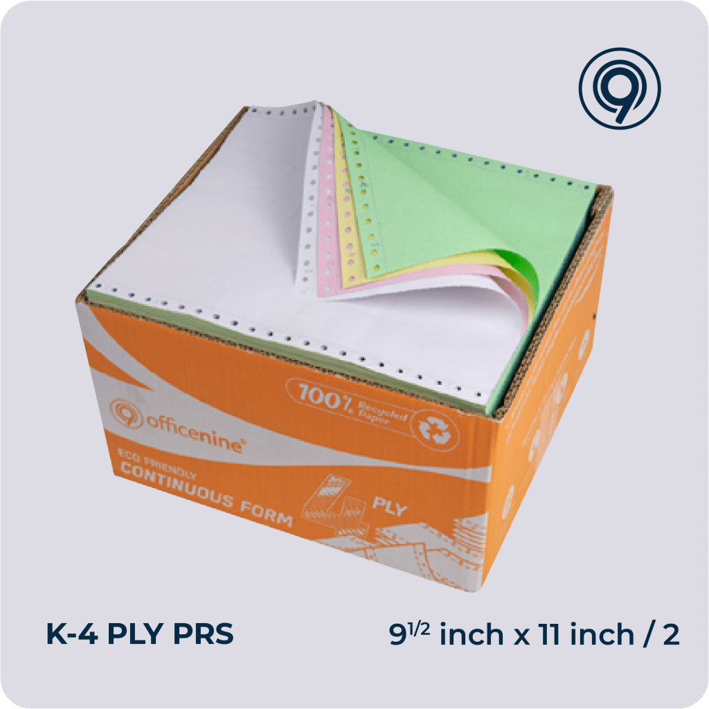 Jual Officenine Kertas Continuous Form K - 4 Ply (PRS) 9 1/2 inch x 11 ...